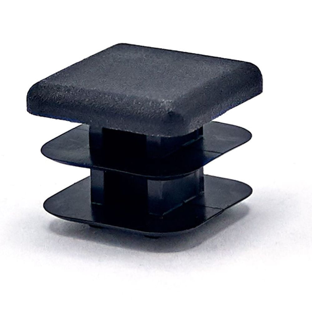 Outwater Plastic Square End Cap for Tubing (12 Pcs.) | 1" Tube Plug ...