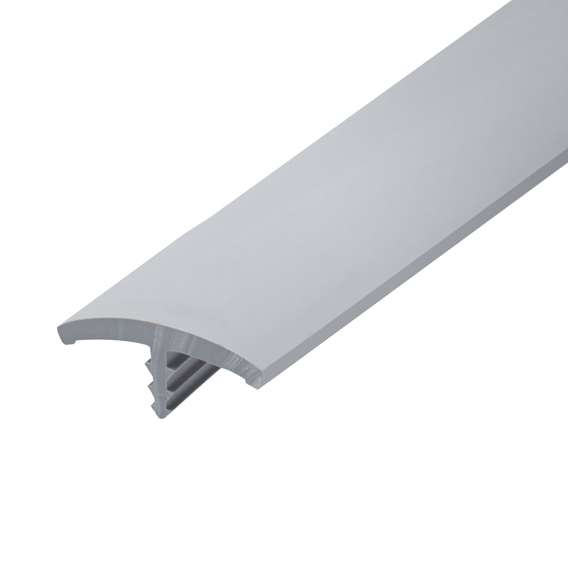 Outwater Plastic T Molding Tee Mldg 1-1/4" Dove Grey Flexible PVC Flat ...