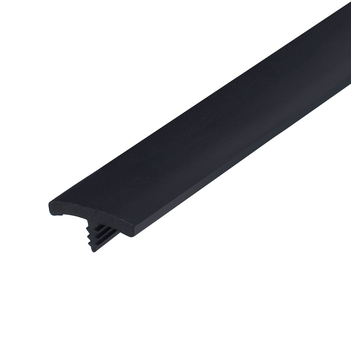 Outwater Plastic T Molding Tee Moulding 13/16" Black Flexible PVC Flat ...