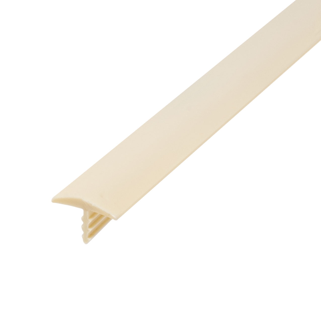 Outwater Plastic T-molding 1/2 Inch Almond Flexible Polyethylene Center ...