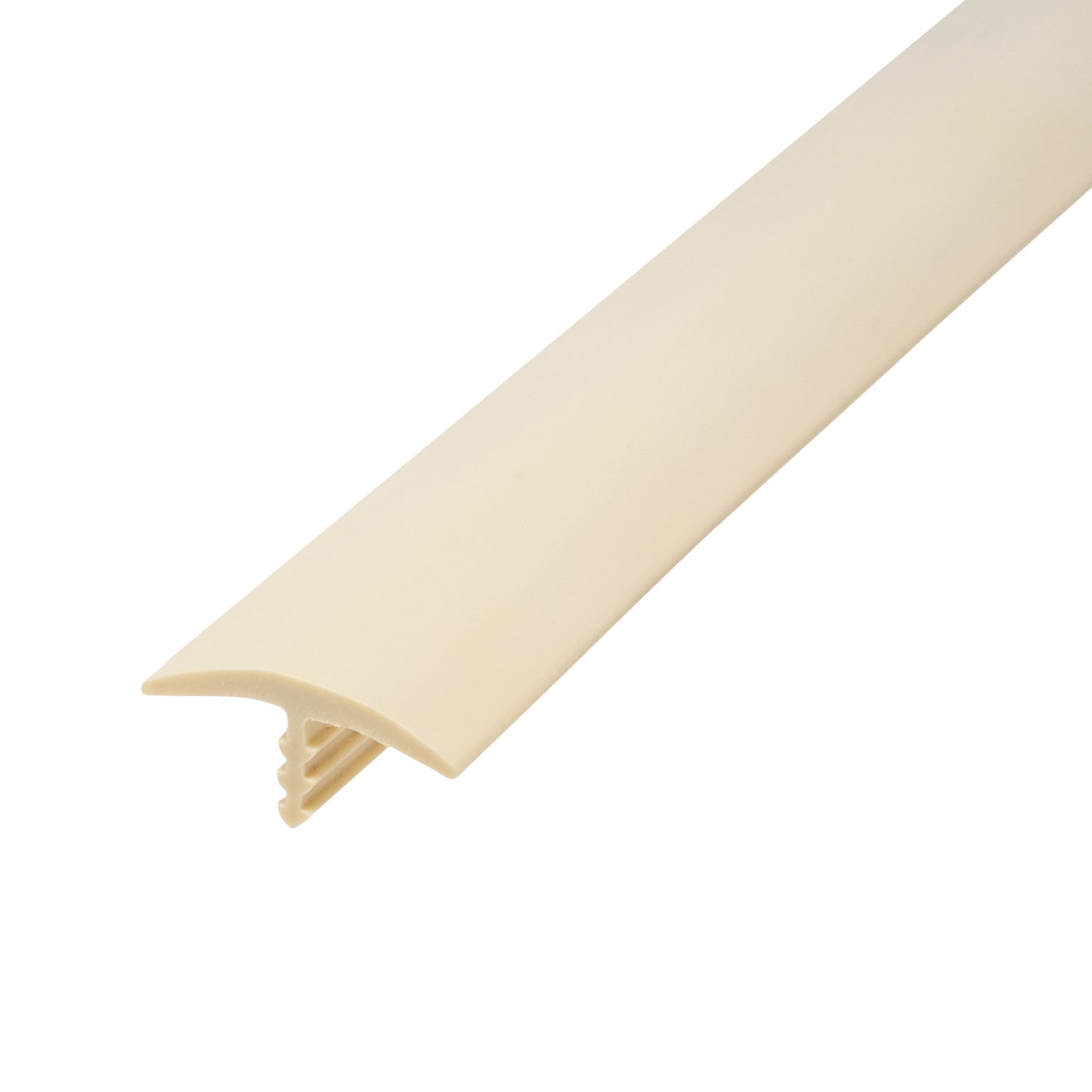 Outwater Plastic T-molding 1 Inch Almond Flexible Polyethylene Center ...