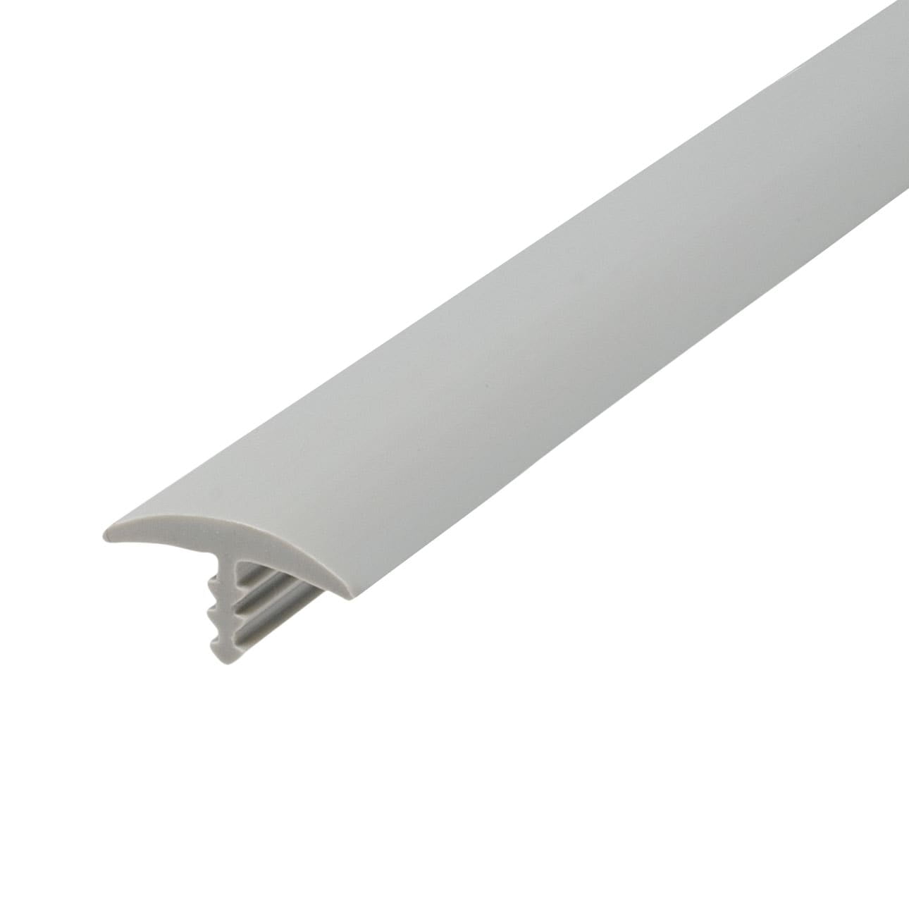 Outwater Plastic T-molding 5/8 Inch Folkstone Grey Flexible ...