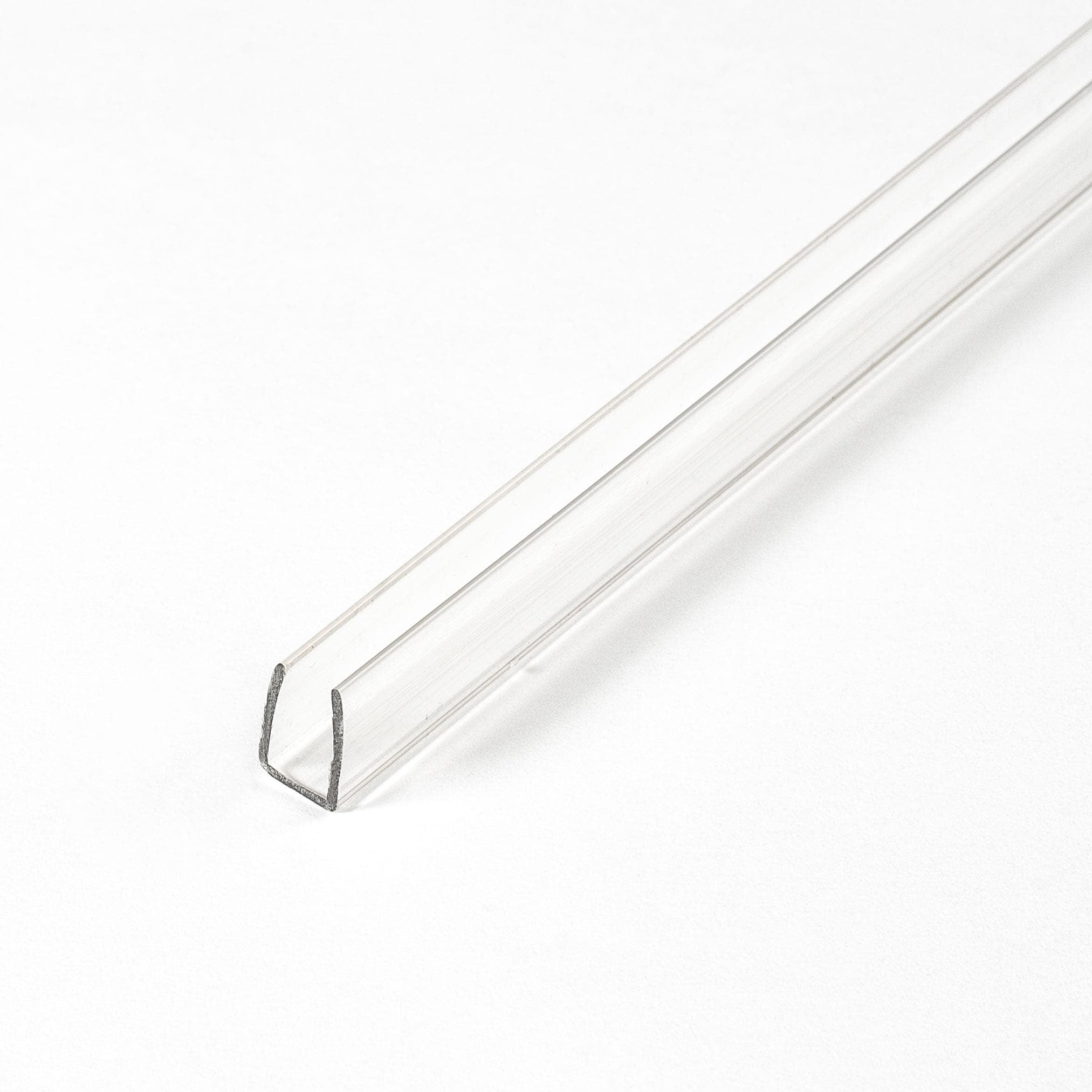Outwater Plastics 2014-Cl Clear 1/4'' Butyrate U-Channel Clear Plastic ...