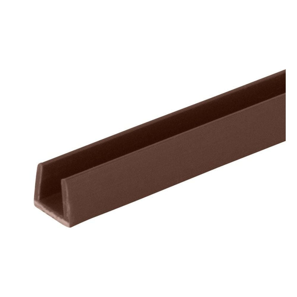 Outwater Plastics Brown 1/4'' Styrene Plastic U-Channel/C-Channel 72 ...