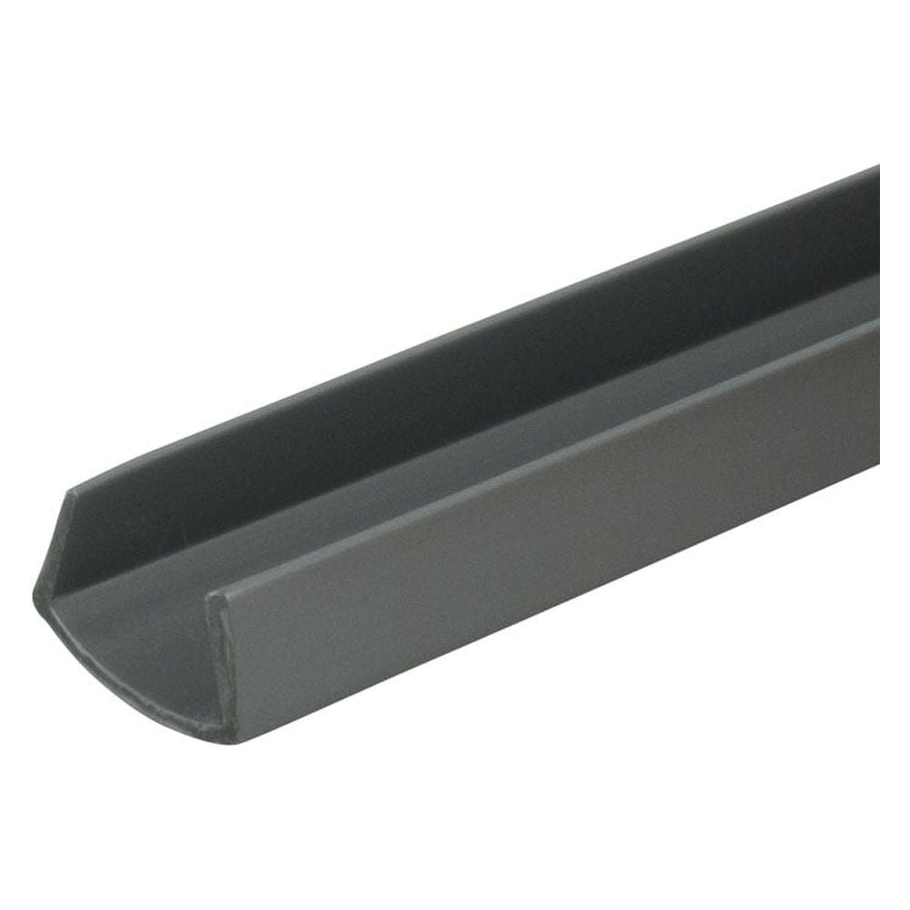 Outwater Plastics Silver 1/2 Inch Rigid Vinyl Plastic U Channel C ...