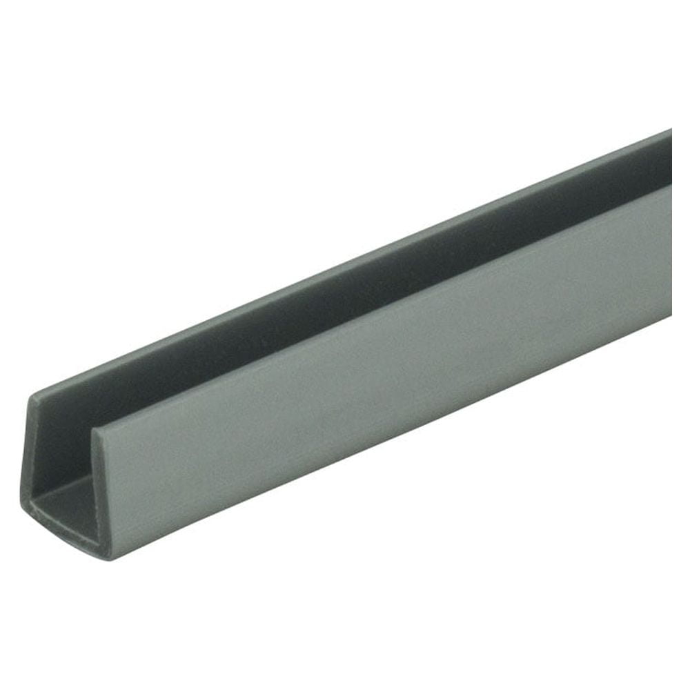 Outwater Plastics Silver 1/4'' Rigid Vinyl Plastic U-Channel/C-Channel ...