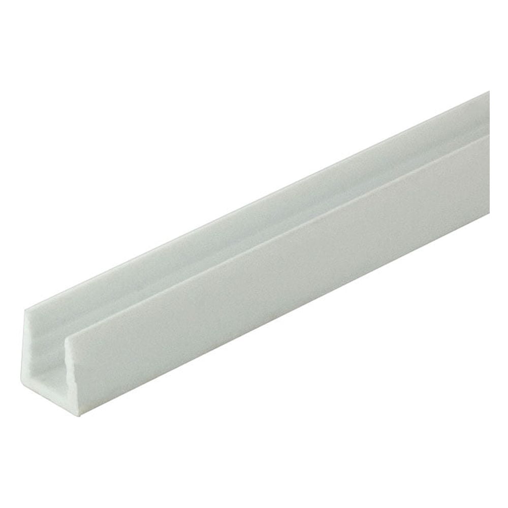 Outwater Plastics White 7/32'' Styrene Plastic U-Channel/C-Channel 36 ...