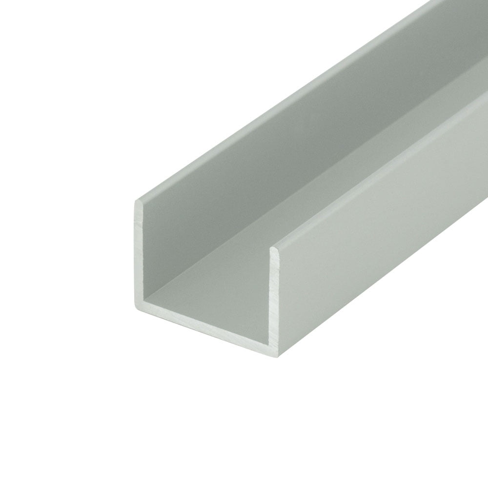 Outwater Satin Finish 3/4'' Aluminum U-Channel 36'' Length (Pack of 4 ...