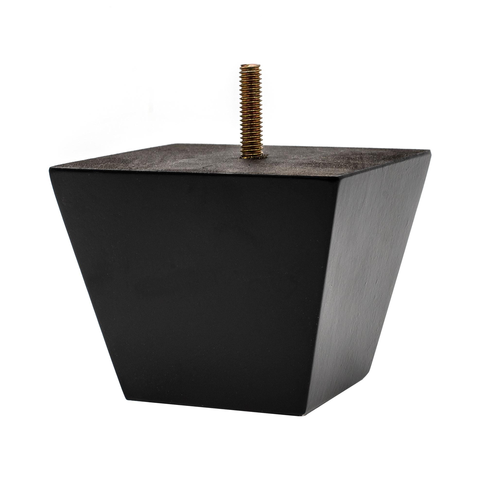 Outwater Square Bun Foot Leg 3in H x 3-7/8in Sq, 3in Height Solid ...