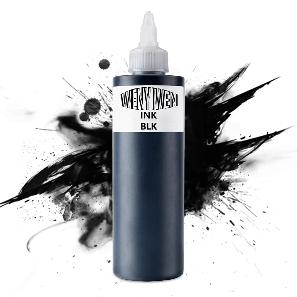 Ouwald 250ml Large Bottle Black Tättooed Ink - Premium Tättooing Ink ...