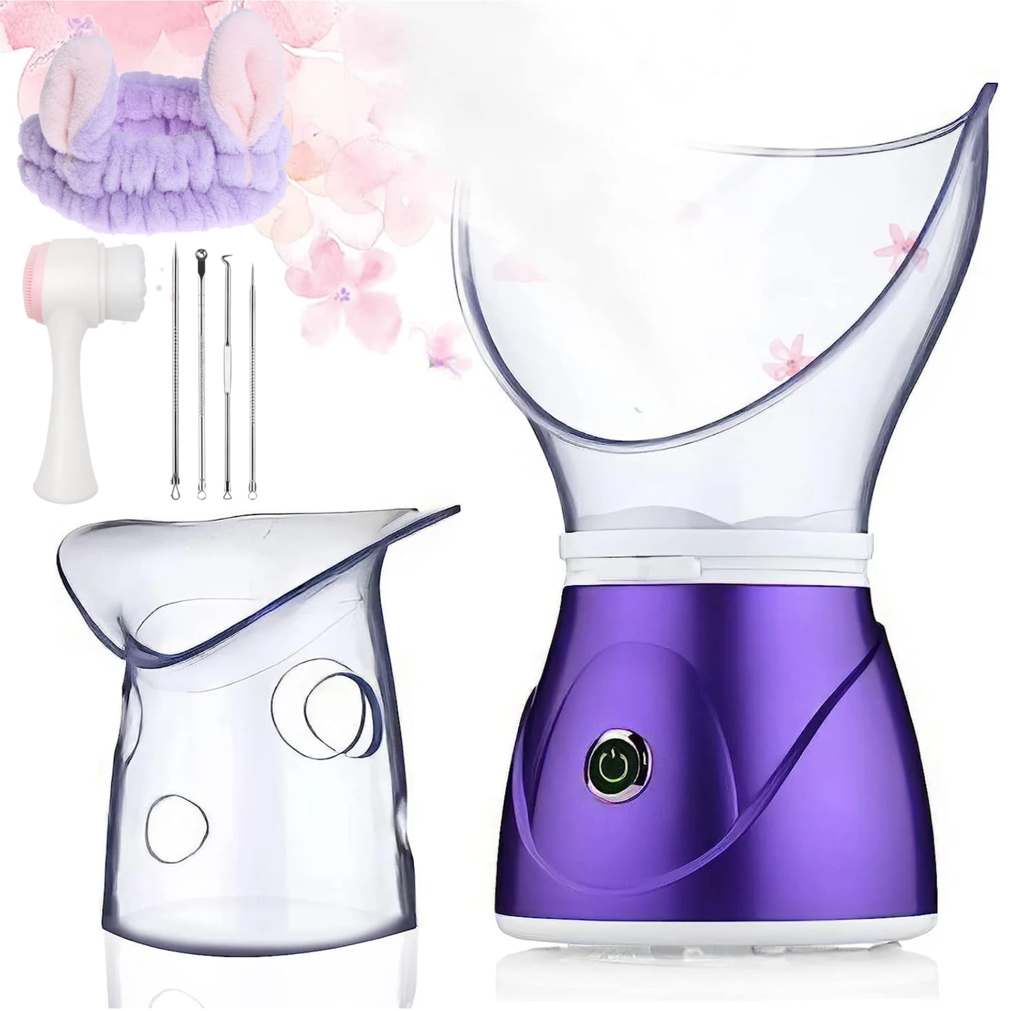 Ouwald Facial Steamer, Nano Ionic Face Steamer for SKin Moisturizing ...