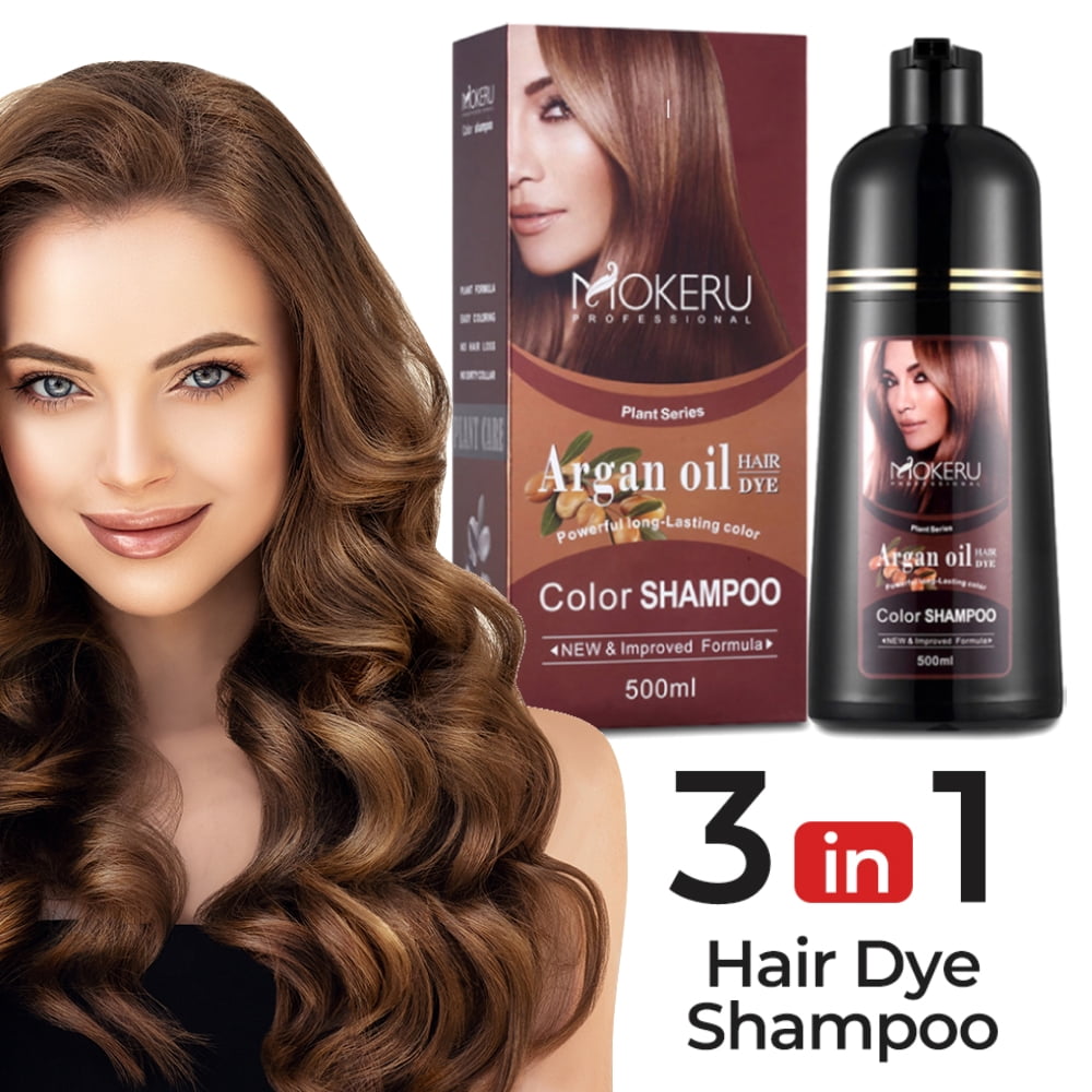 Mieauty 3 in 1 Hair Color Shampoo - Safe, Easy Use, Long-Lasting for ...