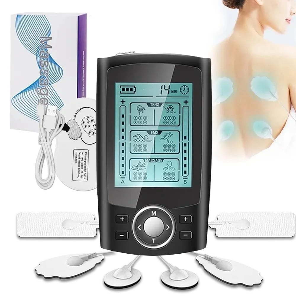 36 Modes TENS Unit Muscle Stimulator, EMS Dual Channel, Pain Therapy ...