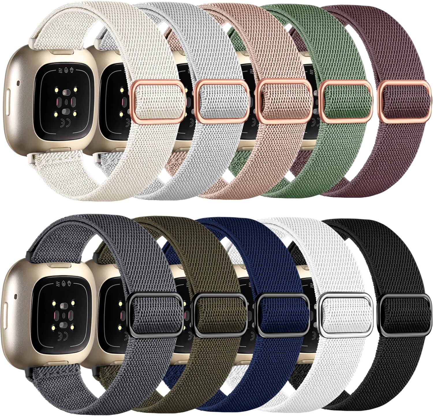 Fitbit Versa 2 - Copper Rose - Smart Watch with Band - Silicone ...