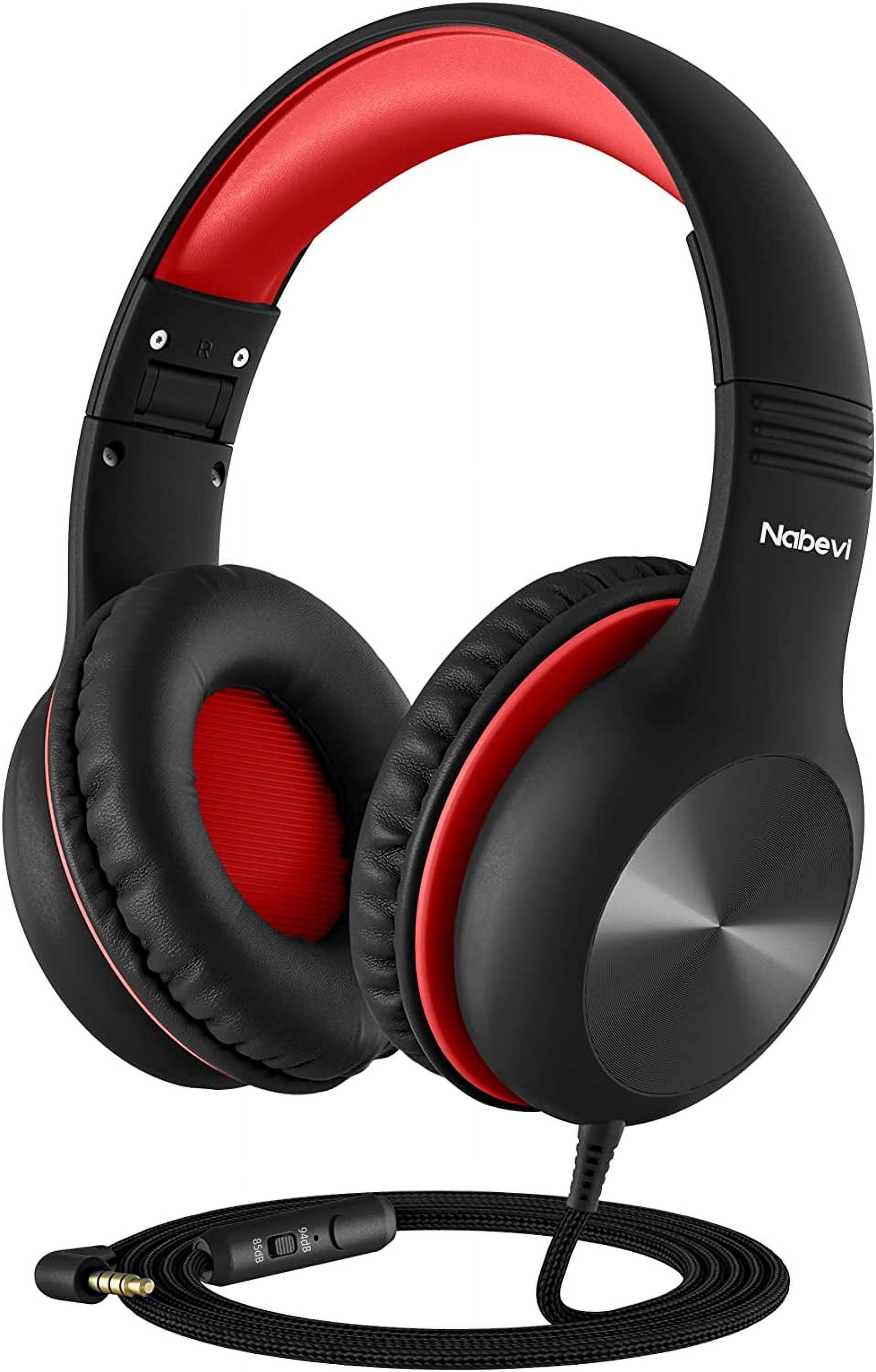 Naxa NE-943 RED BACKSPIN Pro Headphones with Microphone (Red) - Walmart.com