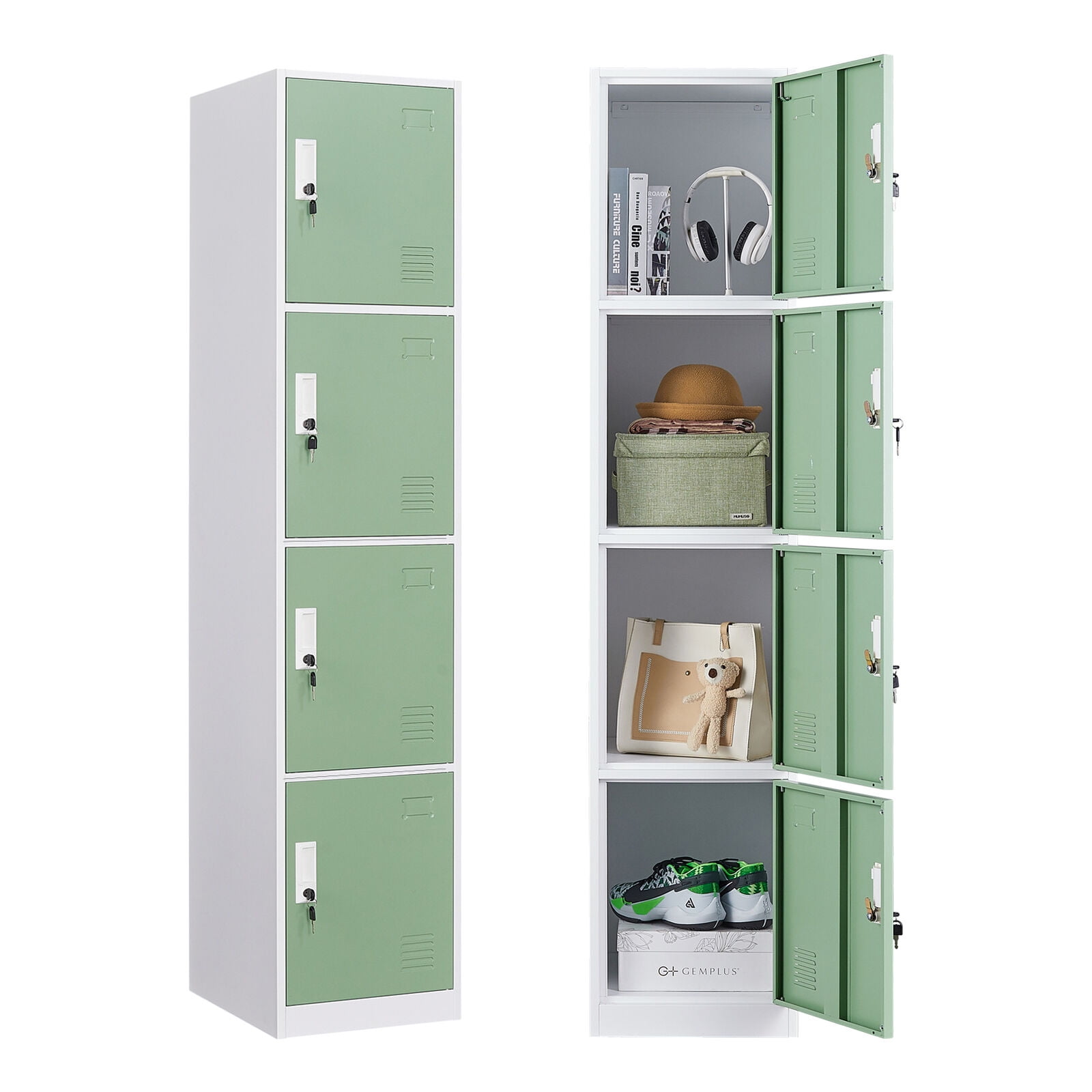Ouyessir Locker Storage Cabinet 4-tier Metal Lockers Philippines | Ubuy