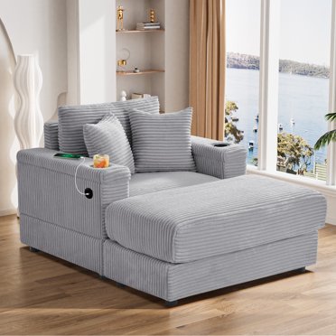 AYCP Multifunction Power Air Leather Recliner Sofa Loveseat Set with ...