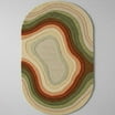 Modern Abstract Line Area Rug – Cream & Black Hand-Tufted Wool Carpet ...