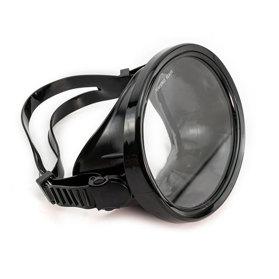 Oval Antifog Toughened Glass Scubas Goggles for Adults Diving Mask ...
