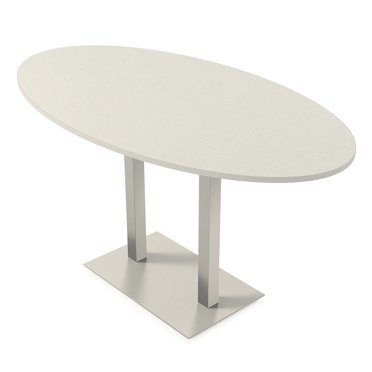 OFM Endure Series Model 9020 Standing Height 20 Seat Table, White Dry ...