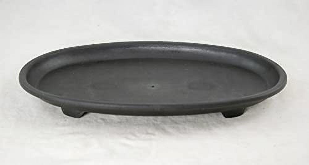 Oval Black Plastic Humidity/Drip Tray for Bonsai Tree and House Indoor ...