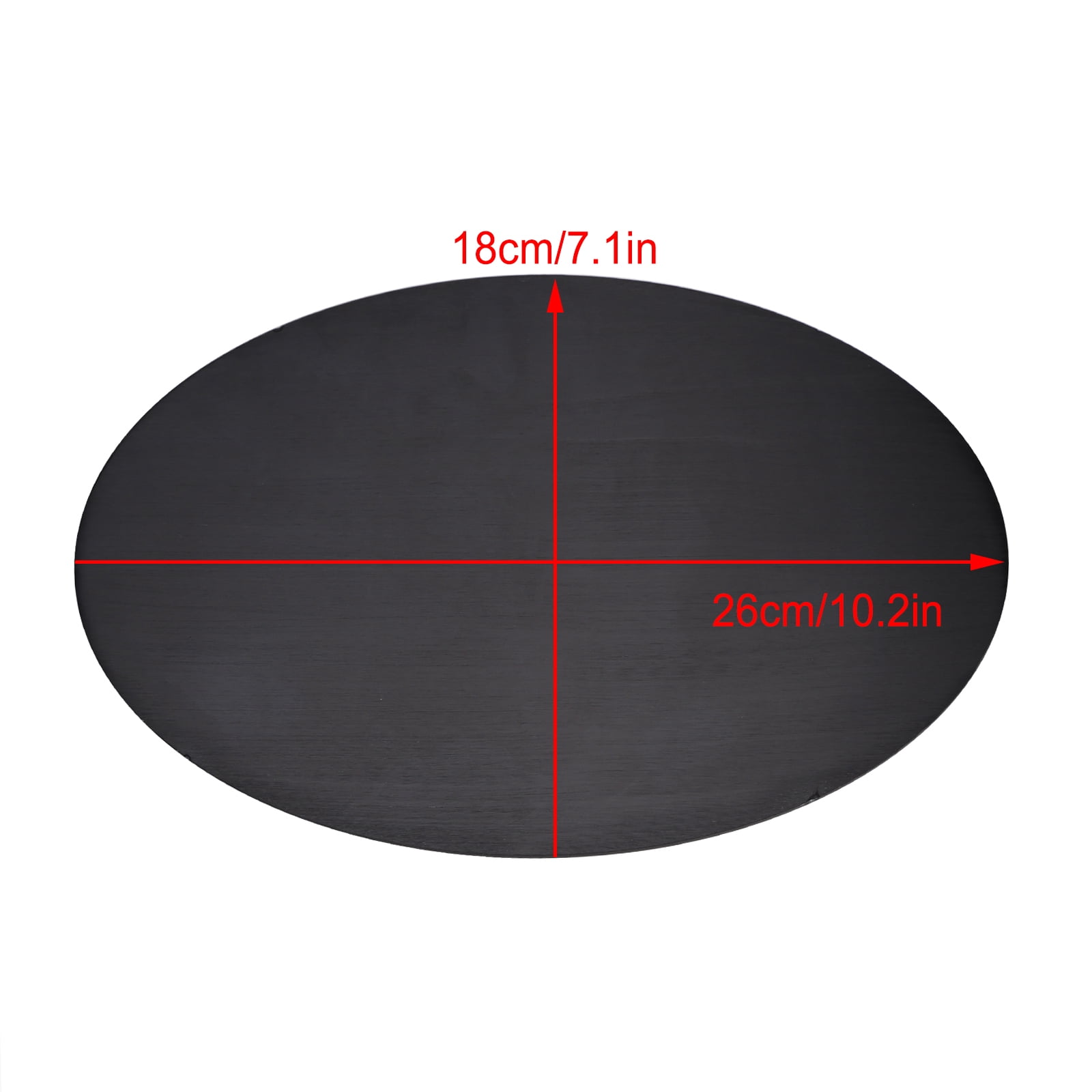 Oval Blank Aluminum Alloy License Plate DIY Universal fit for ...