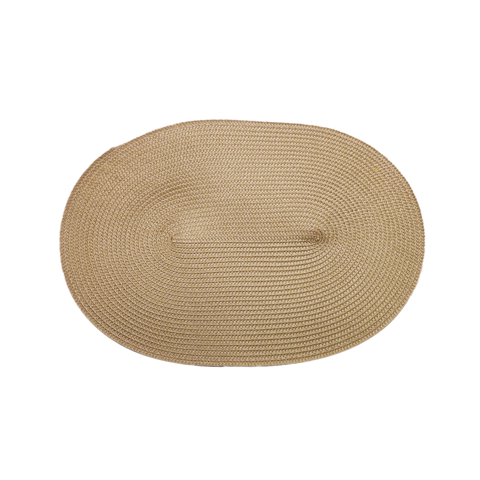 Oval Braided Placemats 30*45cm Table Mats for Dining Tables Natural ...