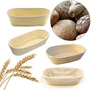 Oval Bread Banneton Proofing Basket - 10 Inch Baskets Sourdough ...