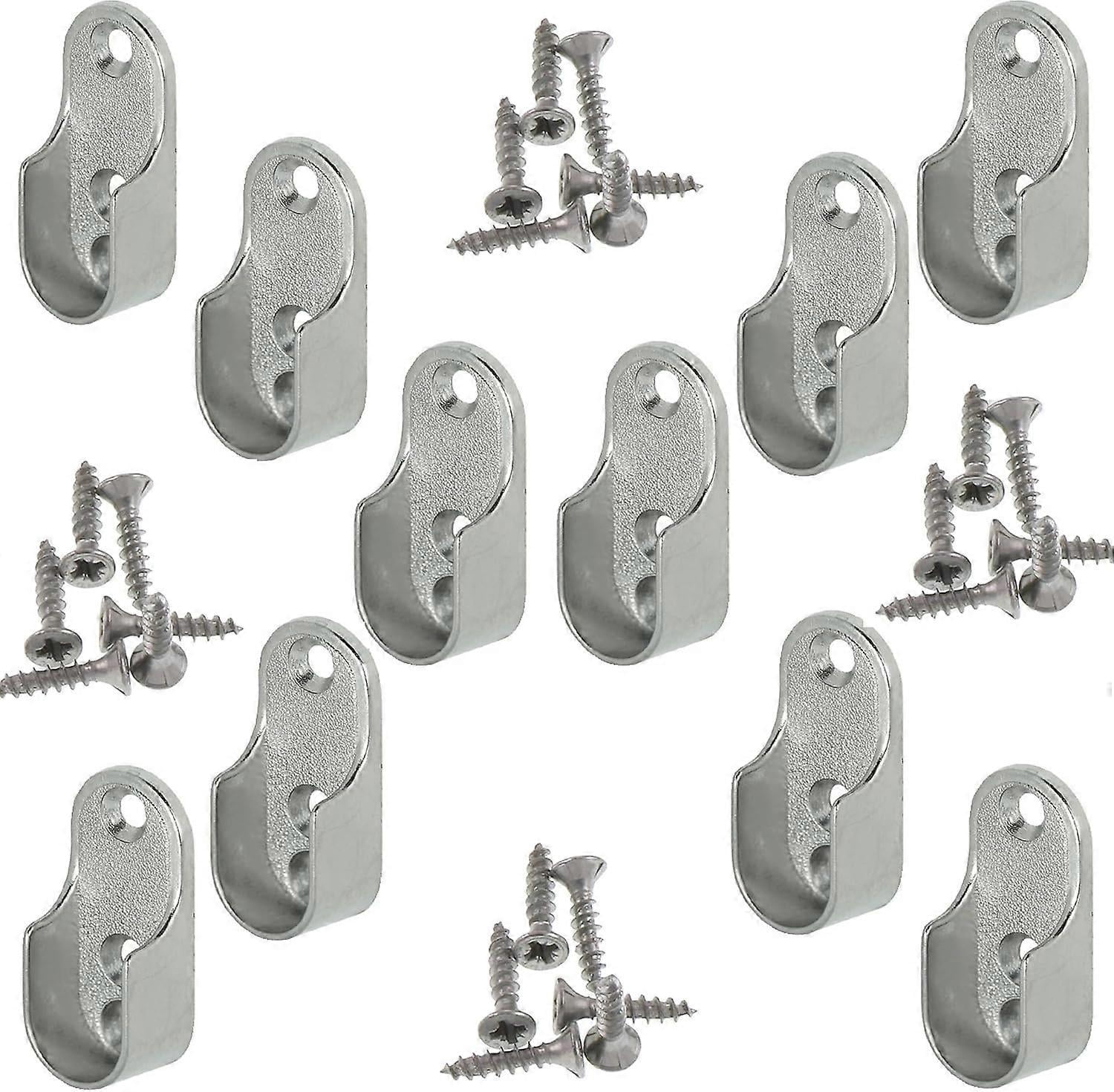 Oval Cabinet Suspension Rail | OVA | 10 Pieces - Oval Bar Wardrobe ...