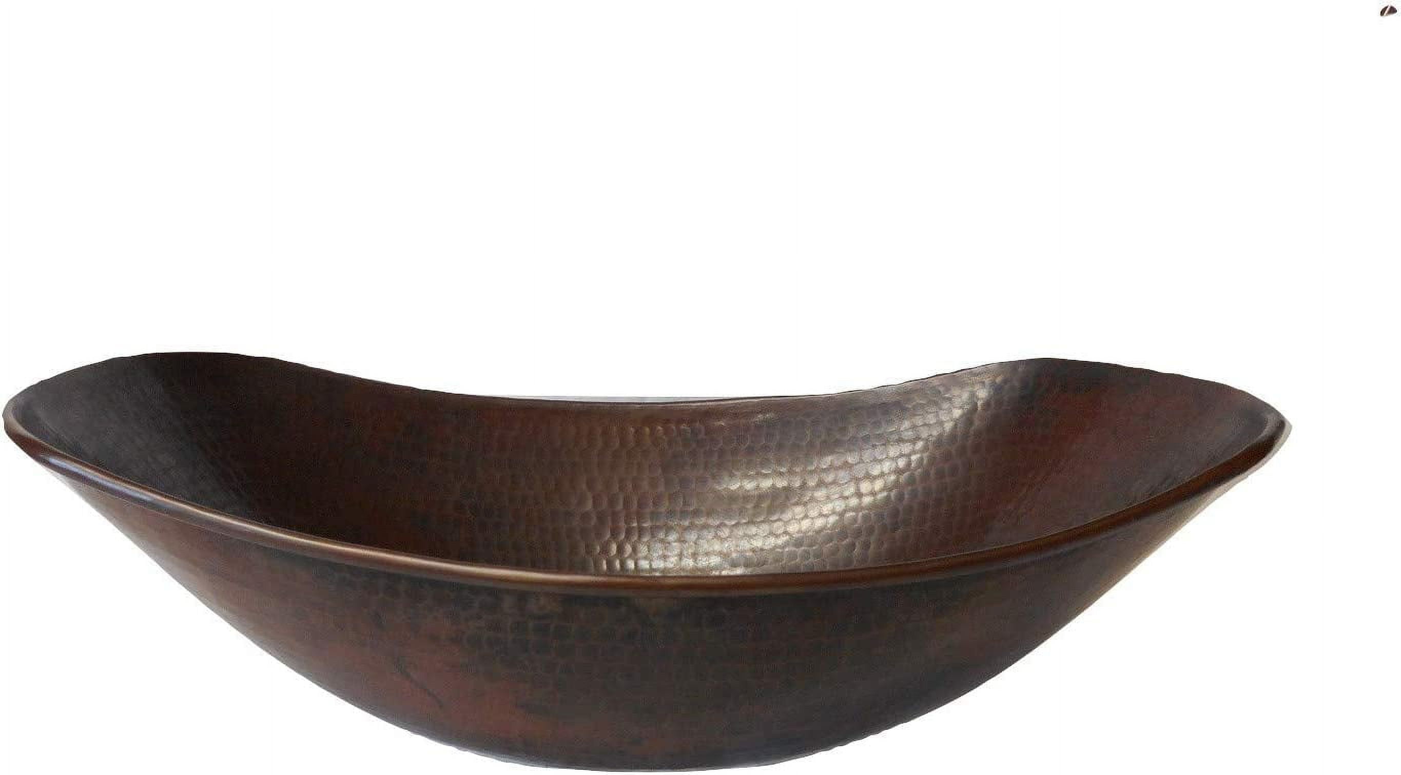 Oval Copper Sleigh Bath Sink Perfect for Barrel Installation - Walmart.com