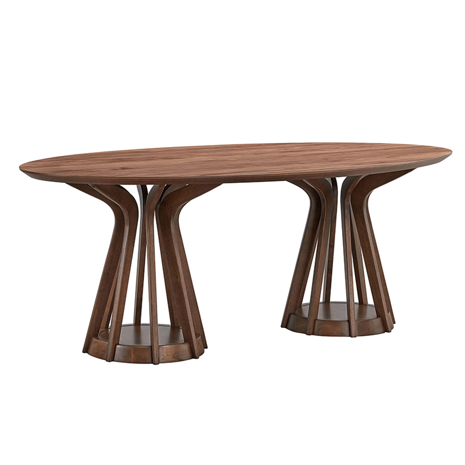 Oval Dining Table | Accommodates Six People | Smooth Surface - Walmart.com