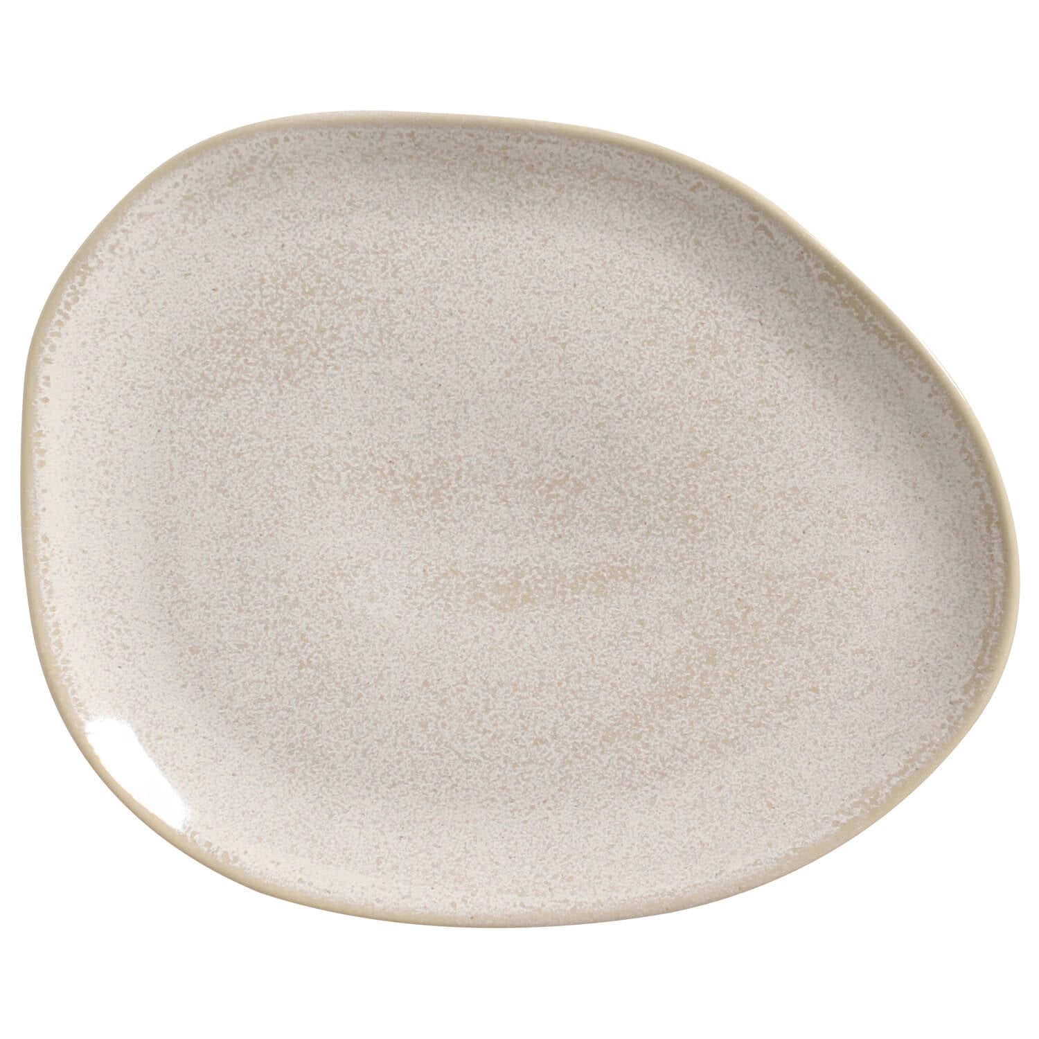 Oval Dinner Plate Stoneware 12.2" Latte - Walmart.com