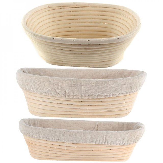 Oval Dough Banneton Brotform Dougn Rattan Bread Proofing Proving ...