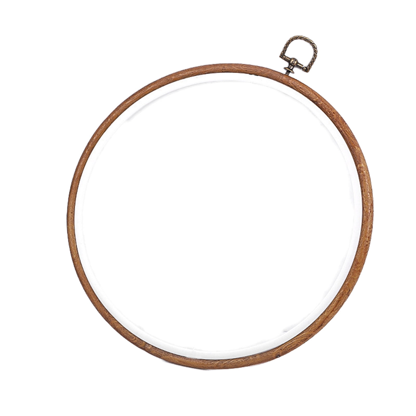 Oval Embroidery Hoops Imitation Wood Embroidery Display Frame Mini ...