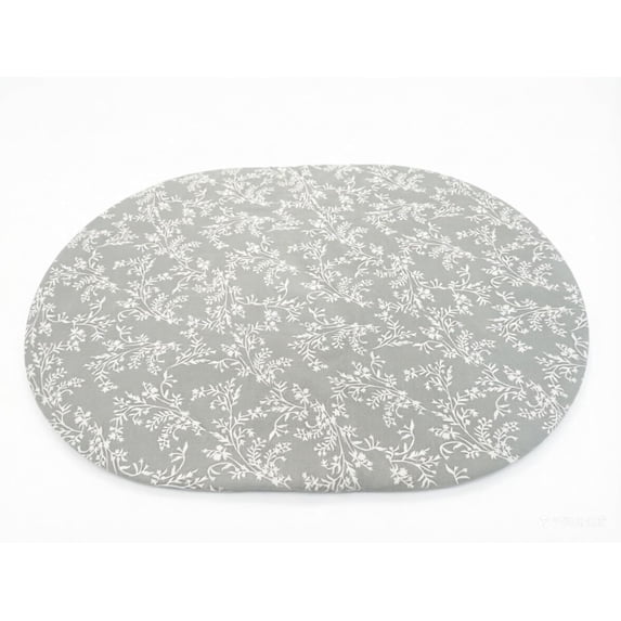 Oval Fitted Tablecloth with Flannel Backing Elastic Table Cloth ...