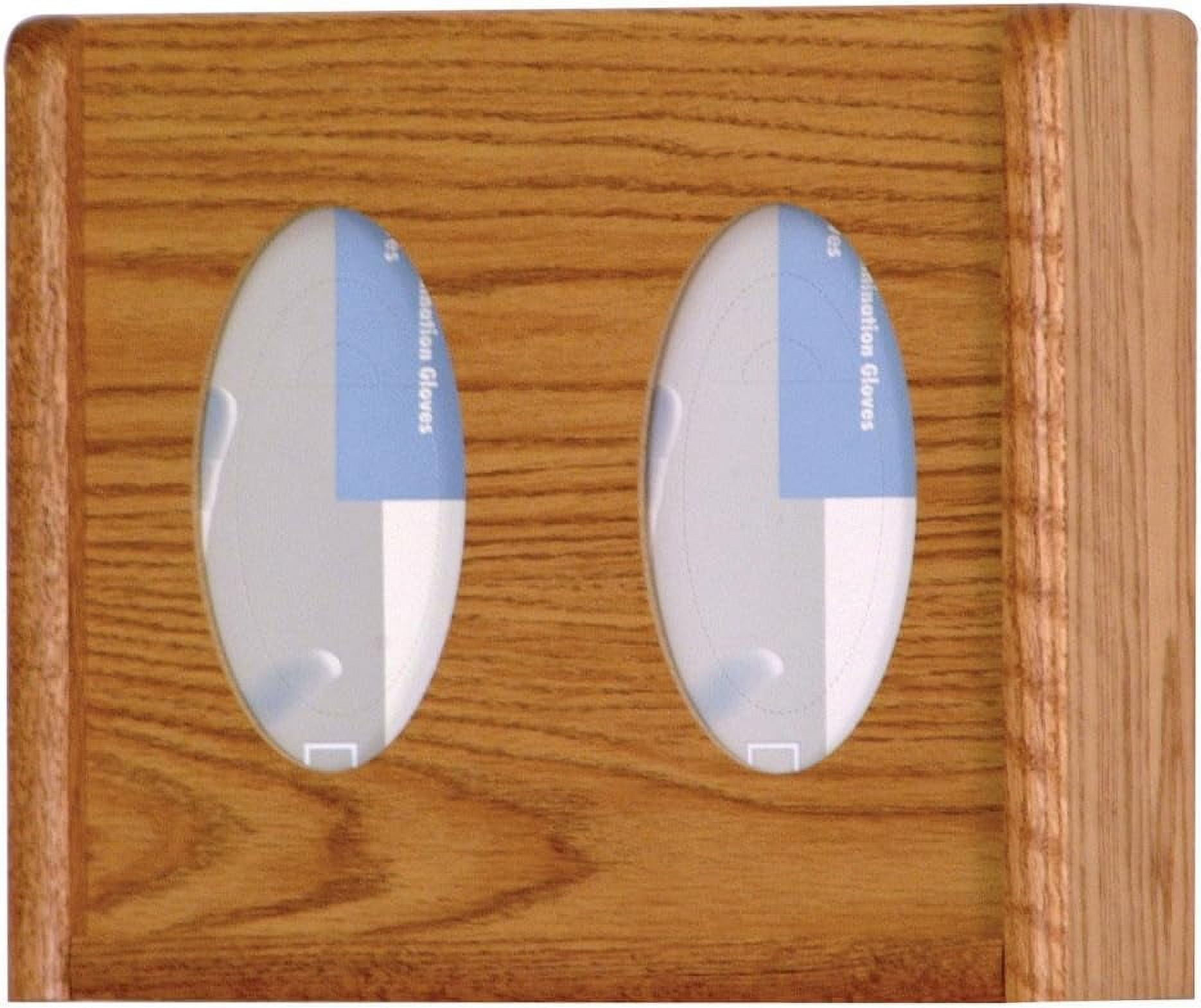 Oval Glove/Tissue Box Holder, Medium Oak - Walmart.com