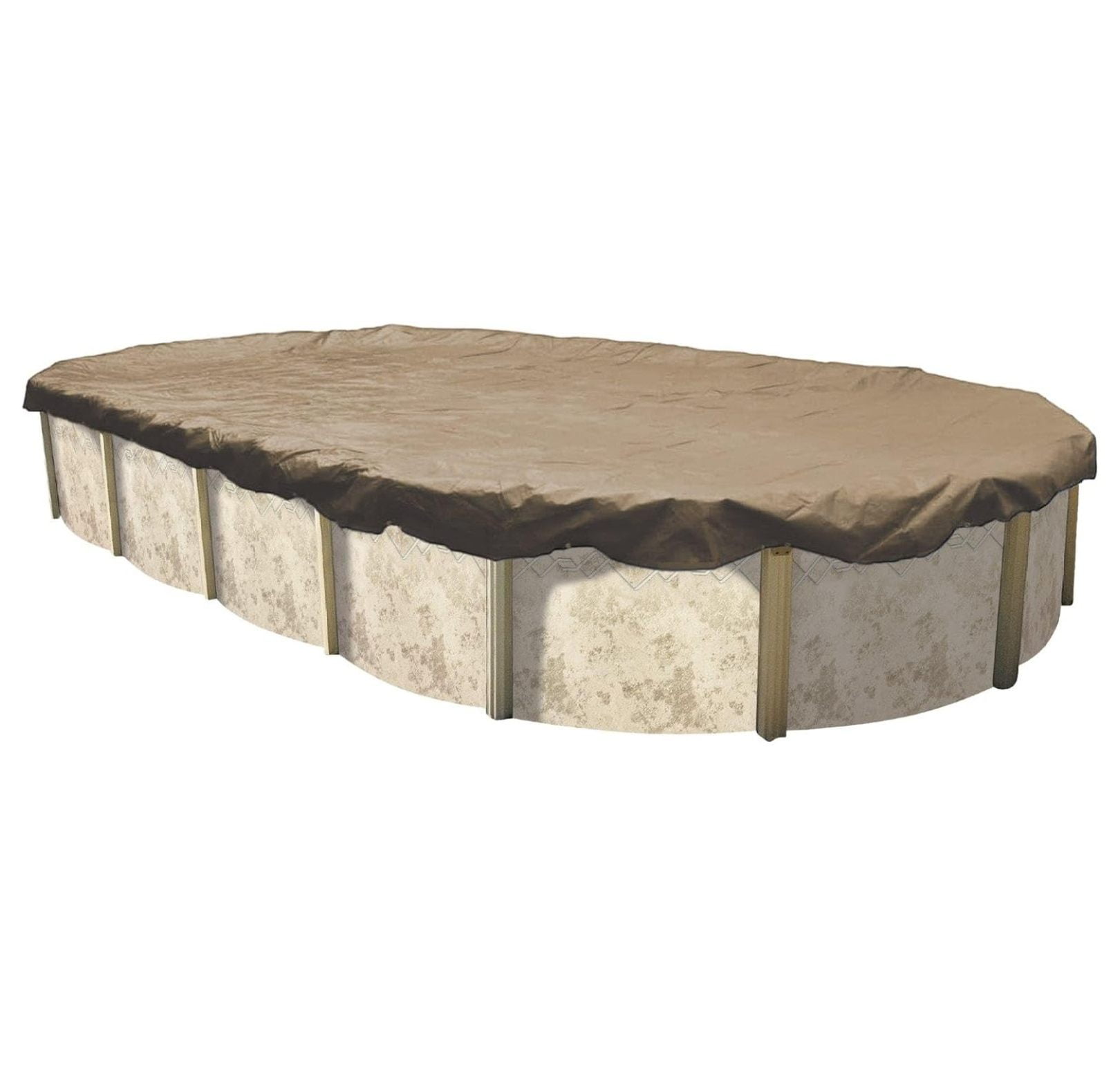 Oval Above Ground Winter Pool Cover 20 Year Protection for Harsh ...