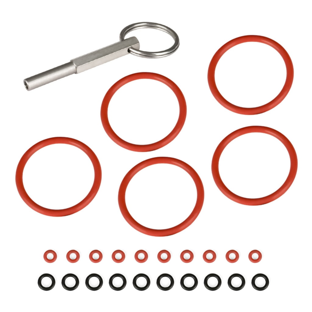 Oval Head Key Set with Keyring Seal Rings Automatic Coffee Machine ...