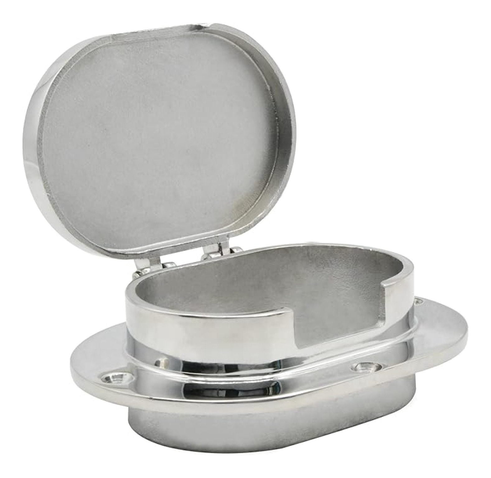 Oval Hinged Deck Pipe 0.5" x 1.5" Opening for Anchor Chain and Rope ...