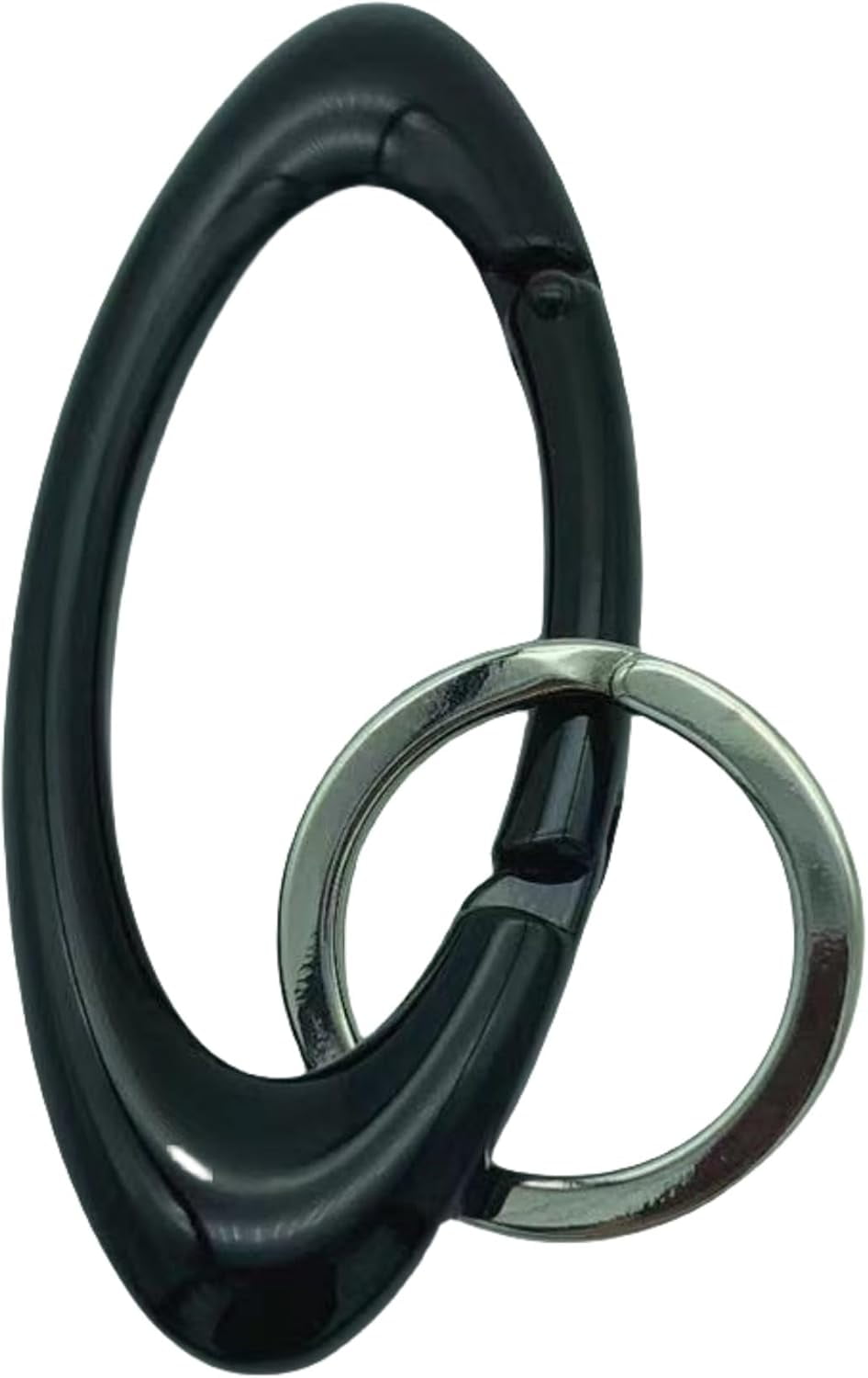 Oval Keychain, Metal Buckle, With Circular Buckle Design, Suitable for ...