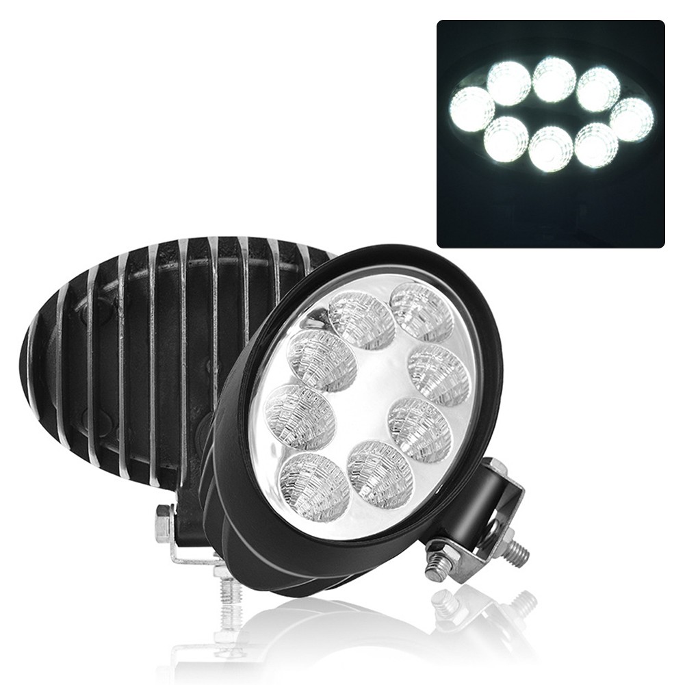 Oval LED Work Lamp Fog Light 5inch For Truck OffRoad Tractor Flood Beam ...