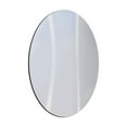 Oval Lighted Makeup Mirrors on Stand Light Ring for Makeup Desk Custom ...