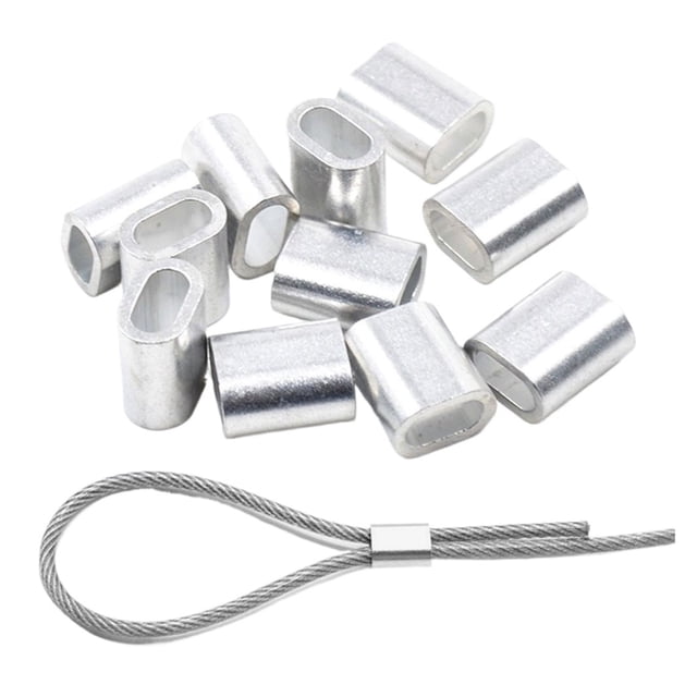 Oval M1.2-M12 Aluminum Sleeve Wire Crimp Sleeve Fixing Clip Wire ...