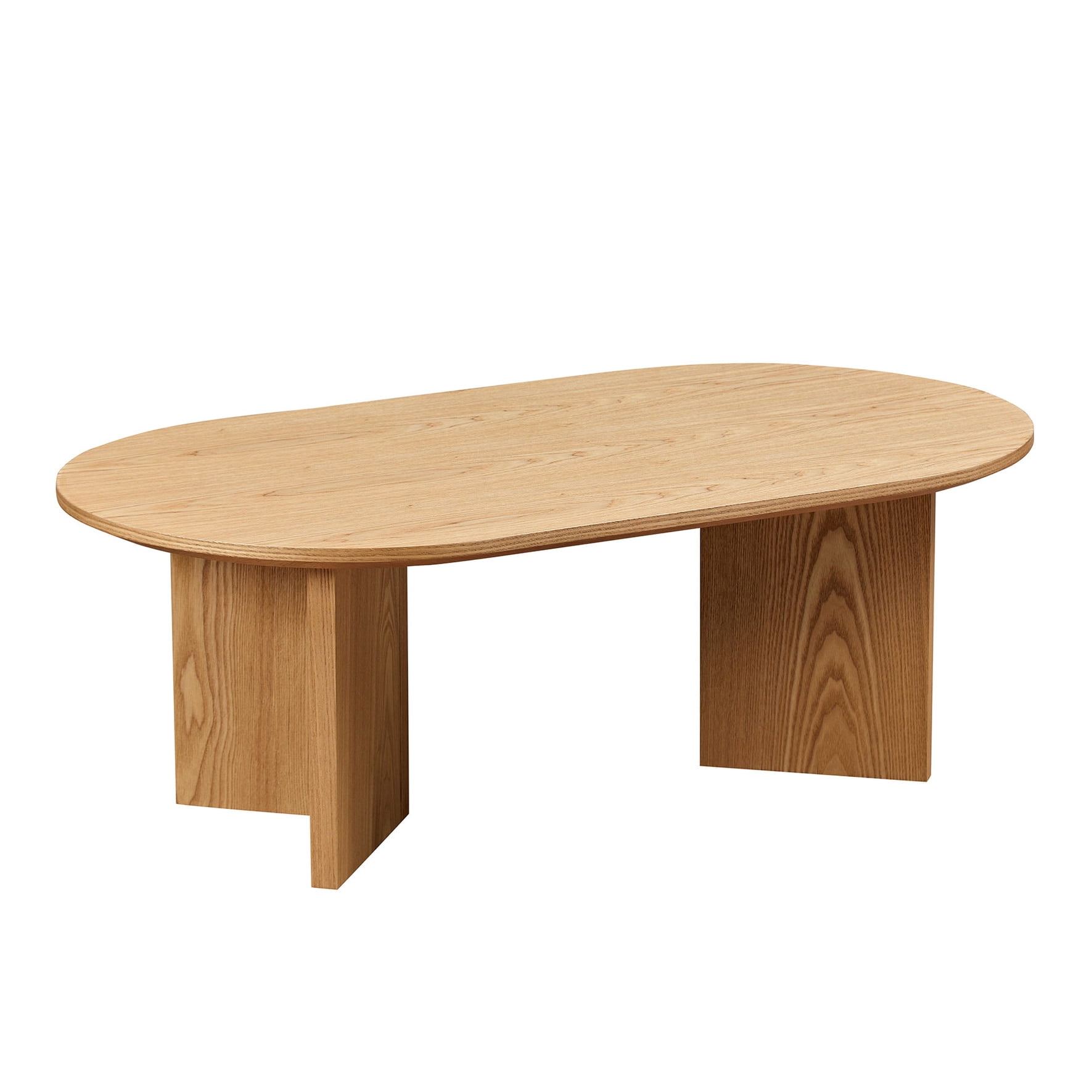 Oval MDF Coffee Table+Stable Pedestal Base”-“Living Room Gatherings/TV ...