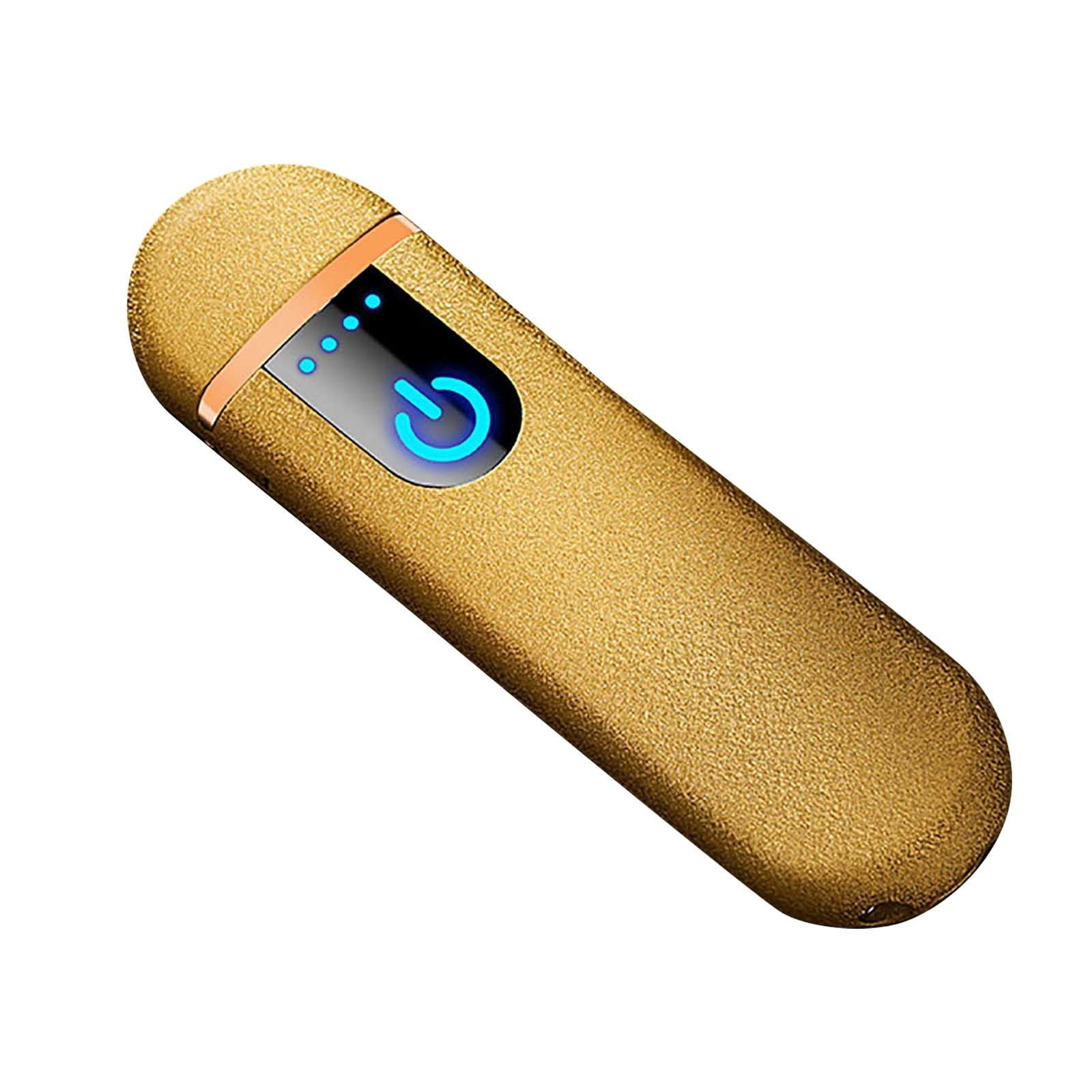 Oval Metal Charging Lighter, Sensitive Battery Display, LED Indicator ...