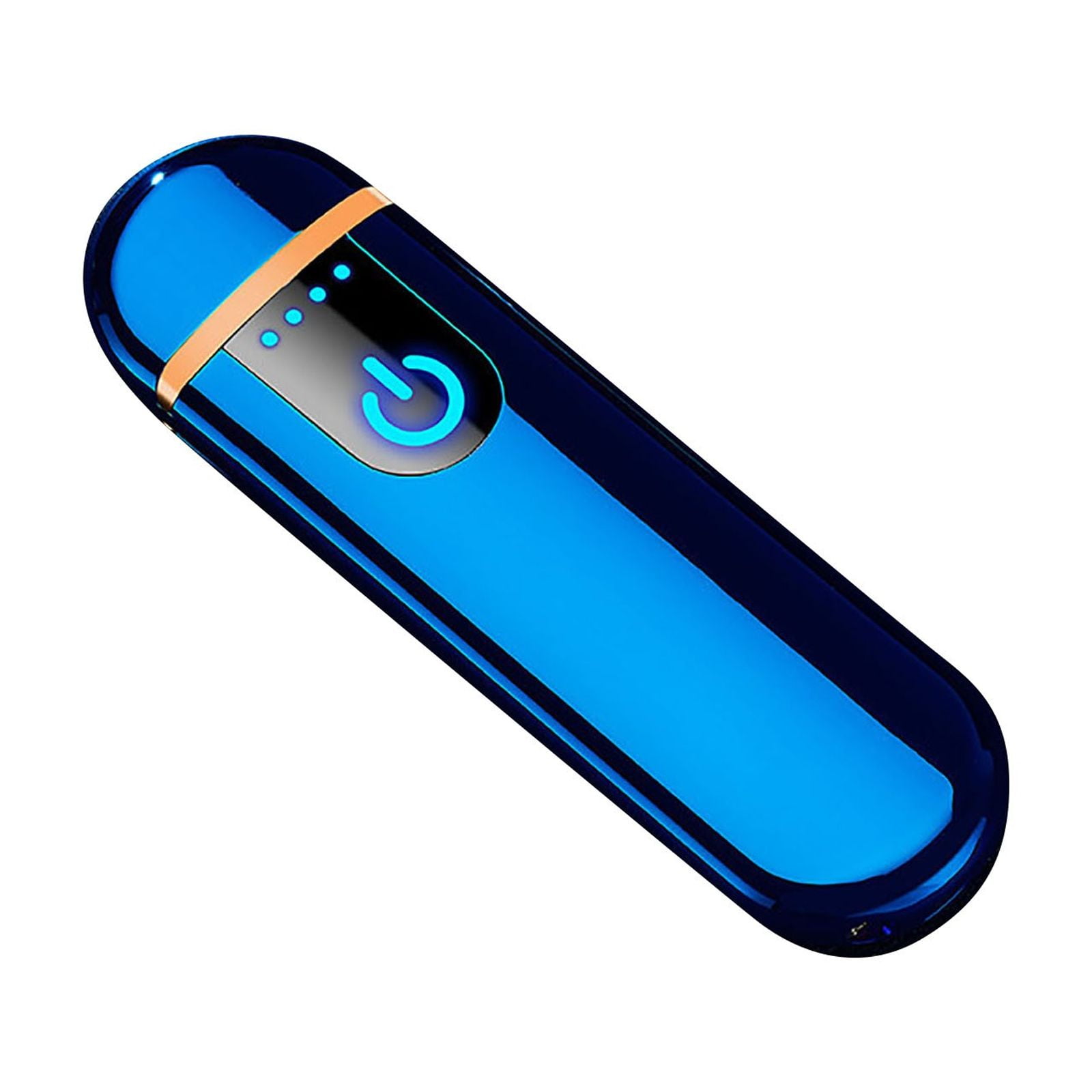 Oval Metal Charging Lighter, Sensitive Battery Display, LED Indicator ...