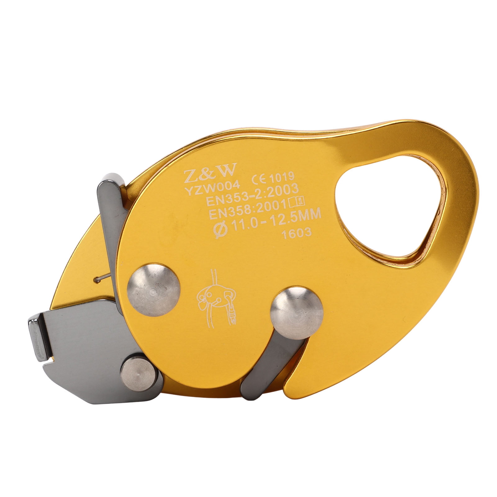 Oval Movable Rope Grab Self Locking Outdoor Climbing Mountaineering ...