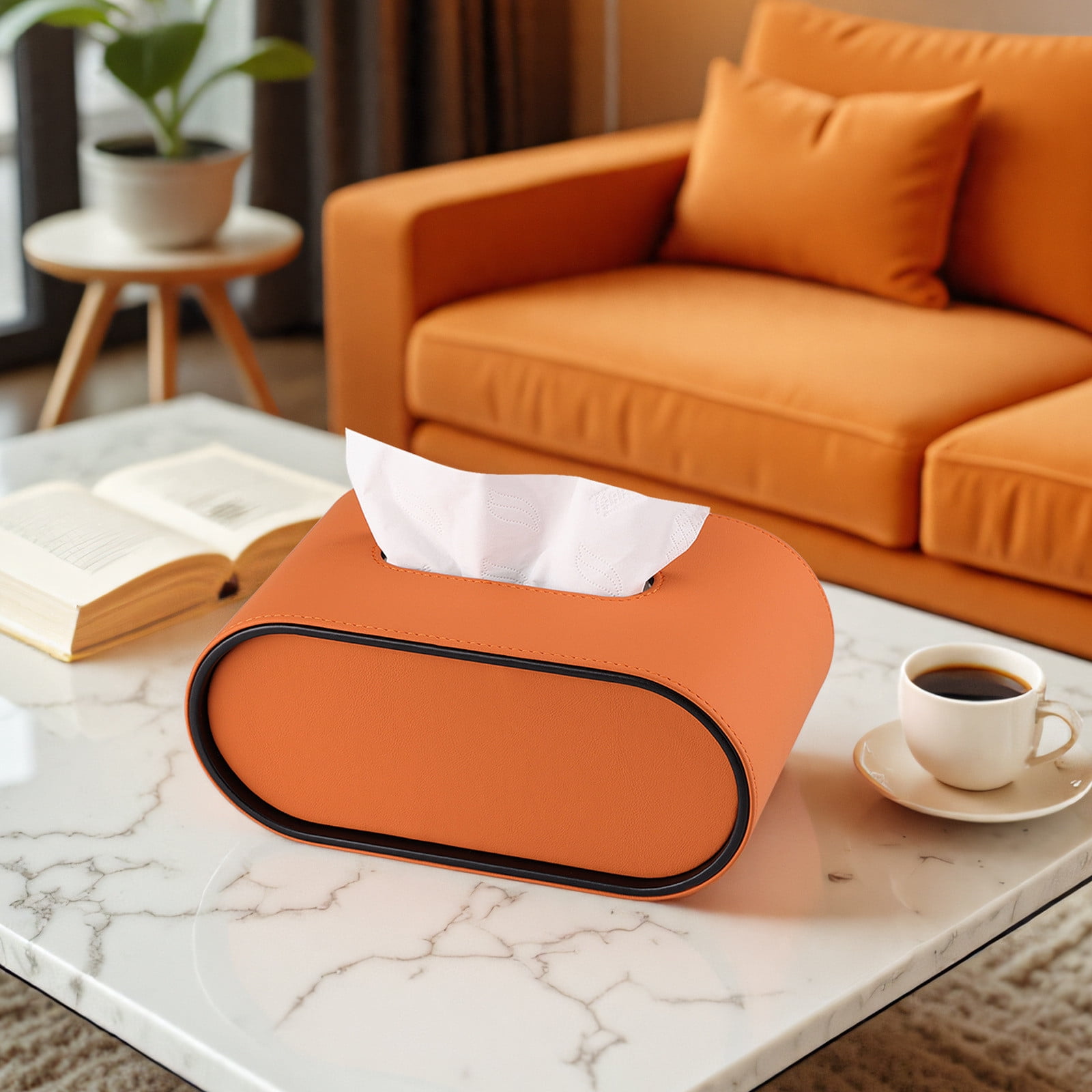Oval Napkin Holder Dispenser with Weighted Base Sleek Stainless Steel ...