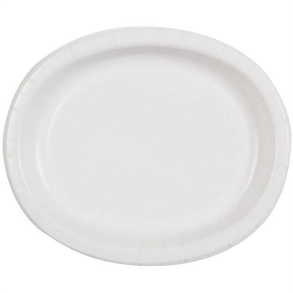 Paper Oval Plates