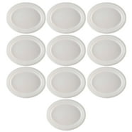 Concession Essentials 9 Inch Paper Plate Uncoated Plates White, 200ct ...